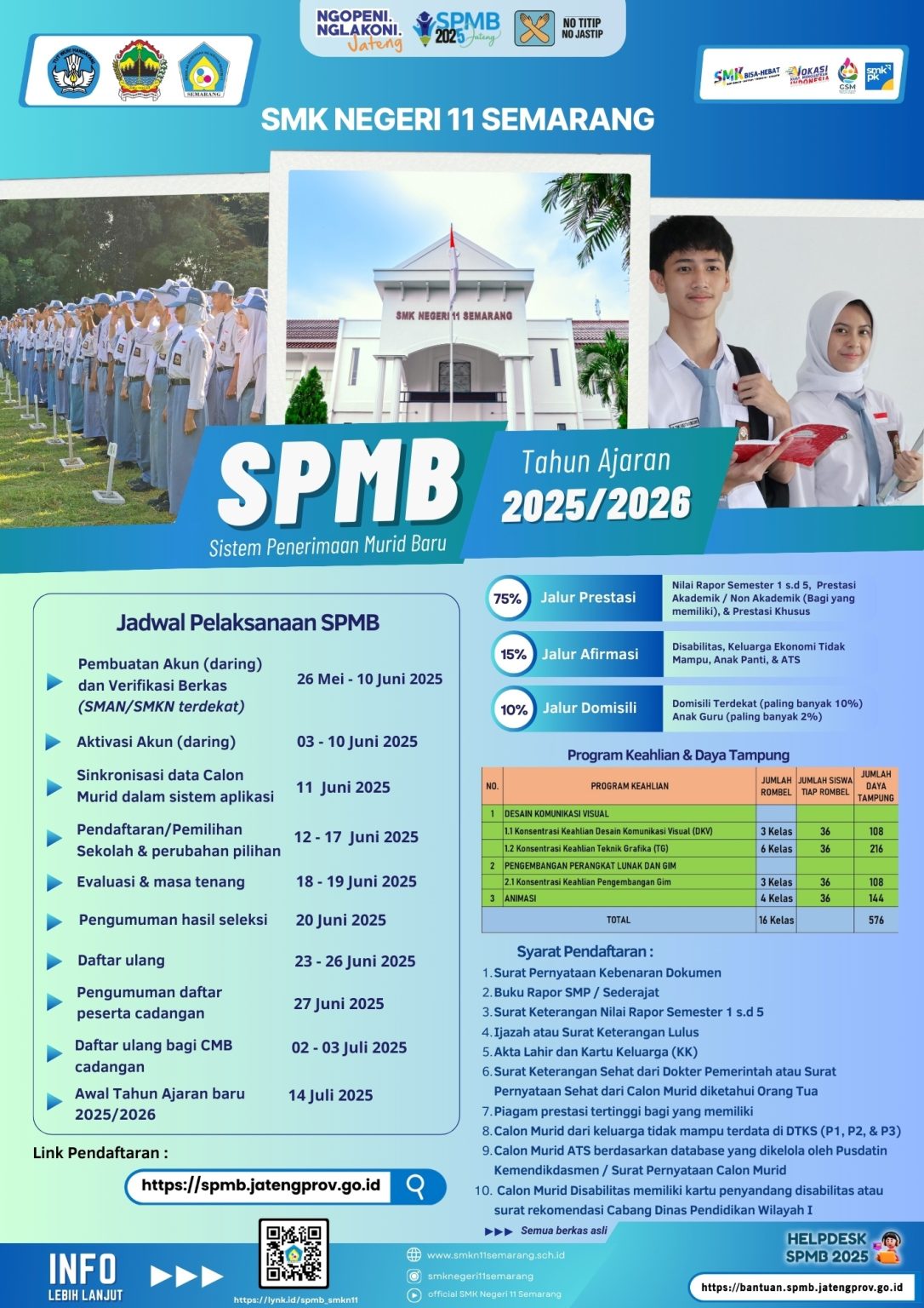 Brosur SPMB SMK Negeri 11 Semarang – SMK NEGERI 11 SEMARANG